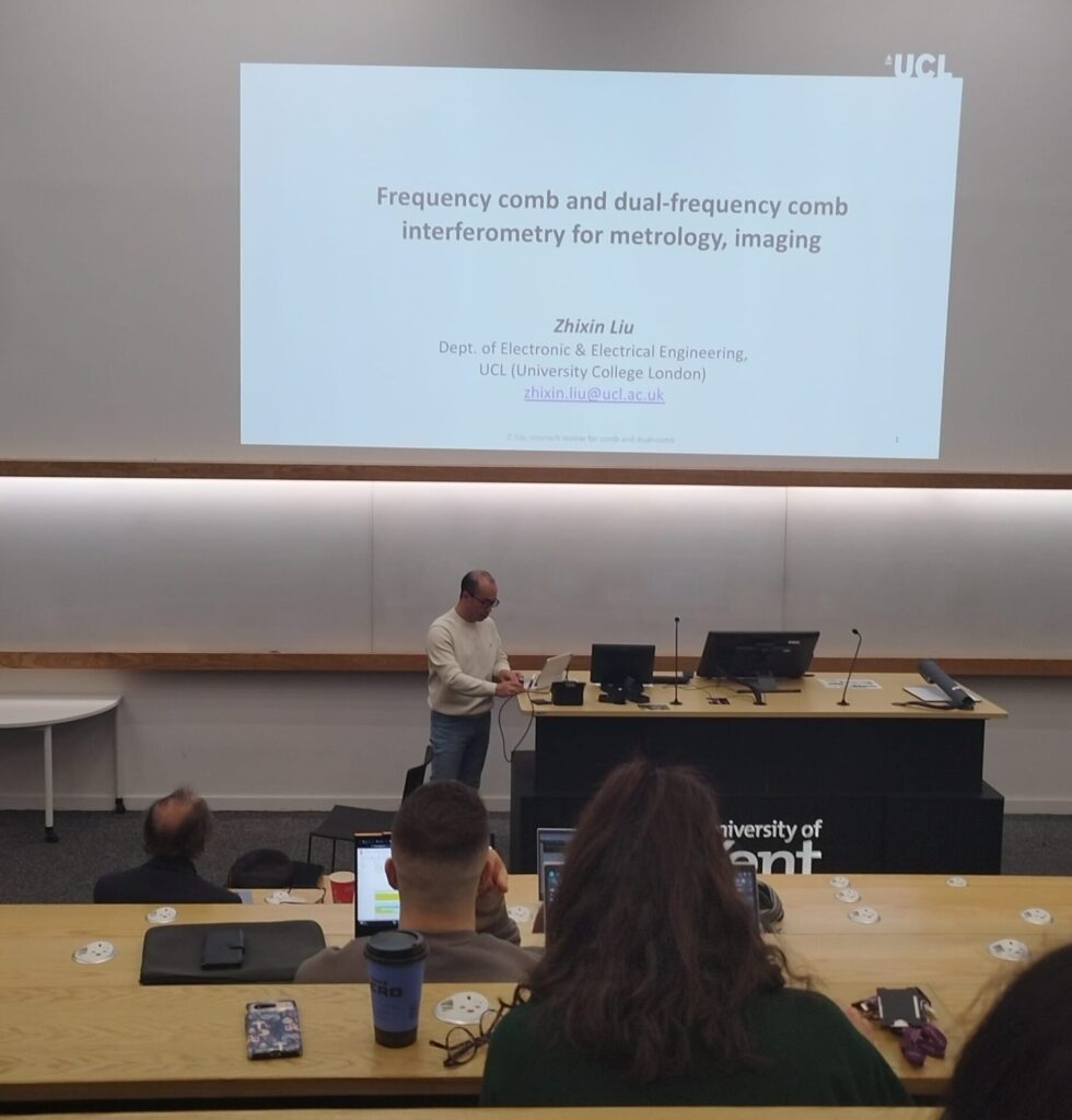 AOG's Visit by Professor Mike Wale and Dr Zhixin Liu - Photonics Group, Department of Electronic ...