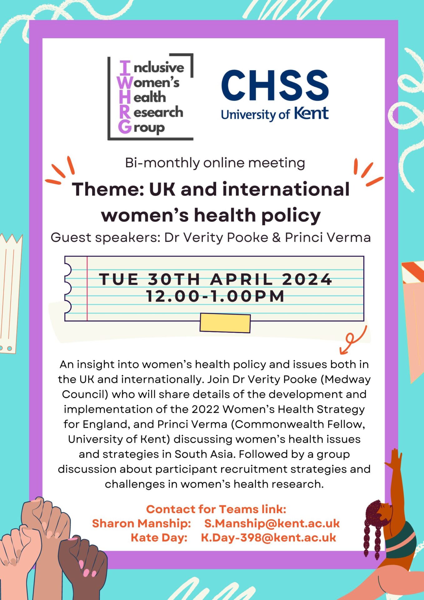 Inclusive Women's Health Research Group - UK and International Women's ...