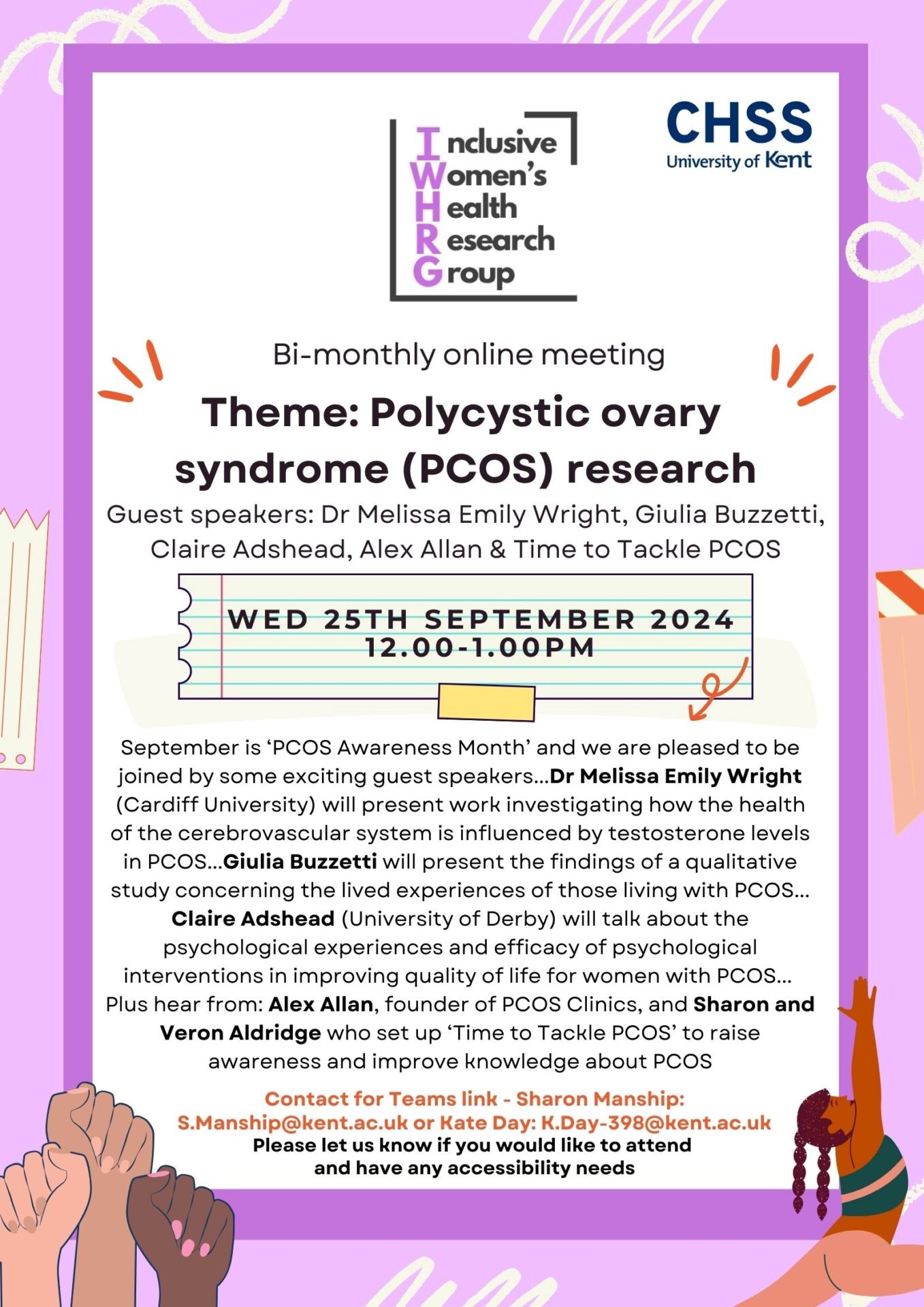 Inclusive Women's Health Research Group - Polycystic ovary syndrome ...
